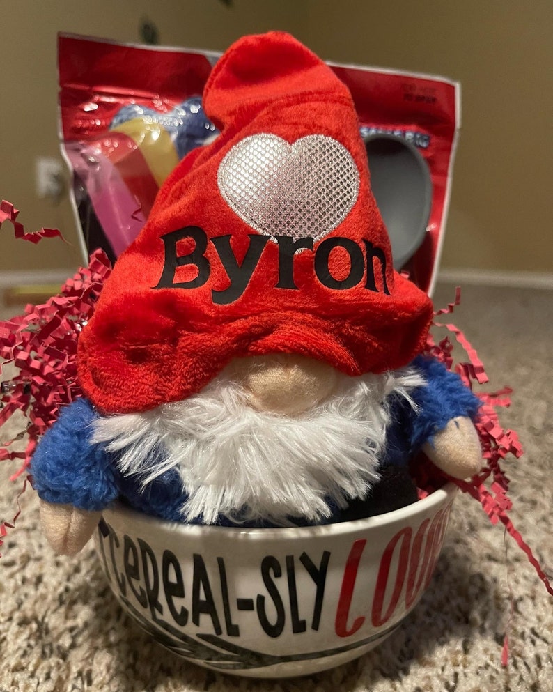 Cereal-sly Love You Valentines Day Bowls, Valentines Day Gift, Love ...