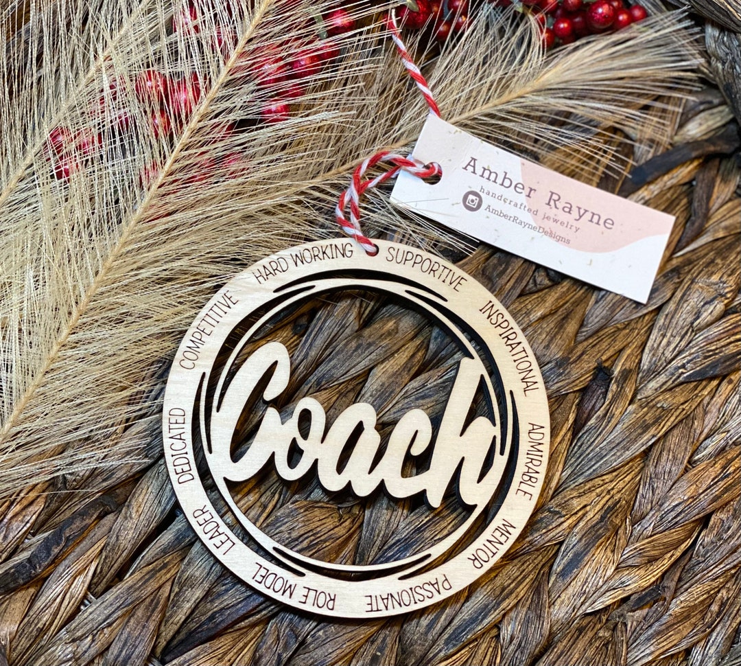 Coach Ornament, Best Coach Ever, Coach Gift, Gift for Coaches ...