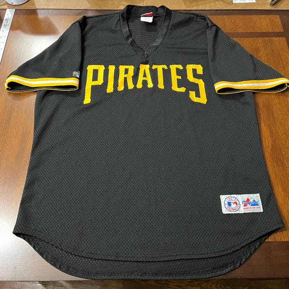 Vintage Pittsburgh Pirates Jersey 90s logo mlb made i… - Gem