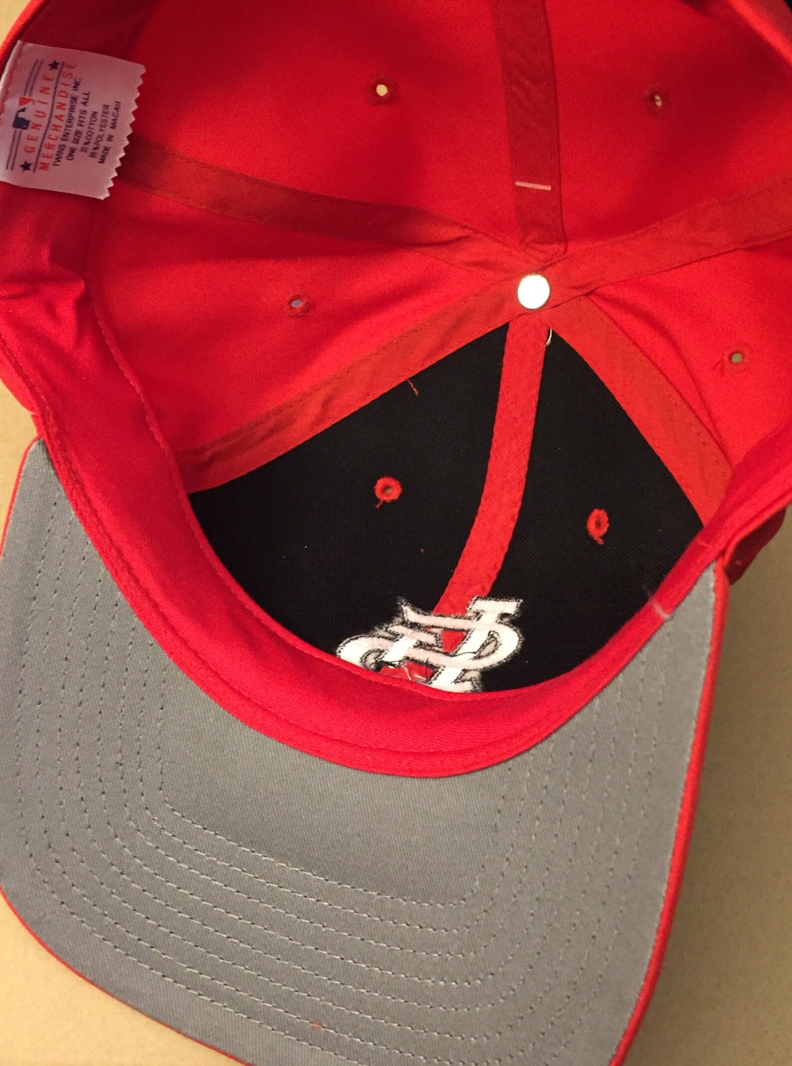 NWT Vintage St. Louis Cardinals Snapback Hat Cap 90s STL Cards Great ...