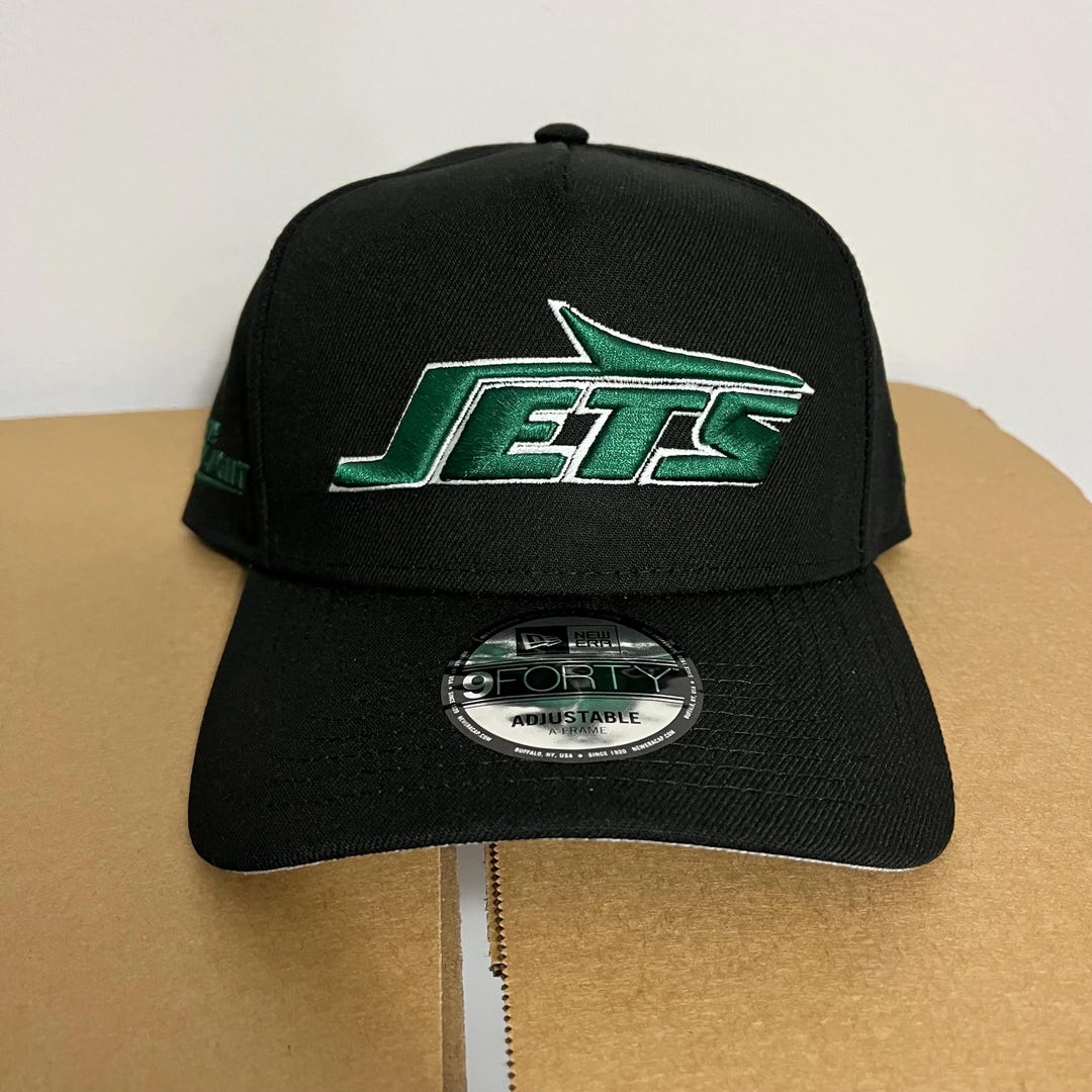 NWT New York Jets Snapback Hat Nfl Football Black New Era - Etsy