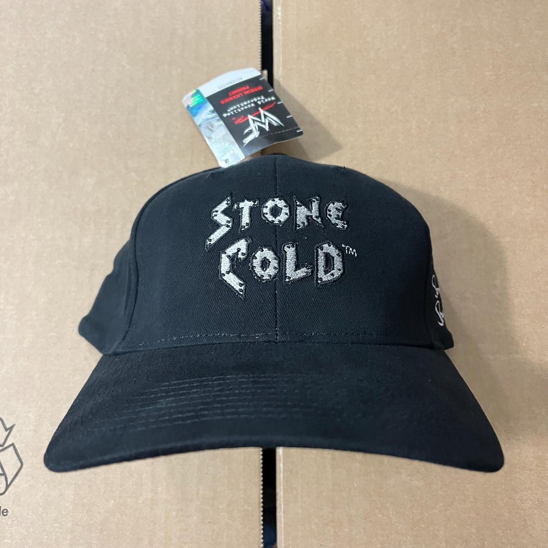 NWT Vintage Stone Cold Steve Austin Hat WWE Racing Attitude Era Kane ...