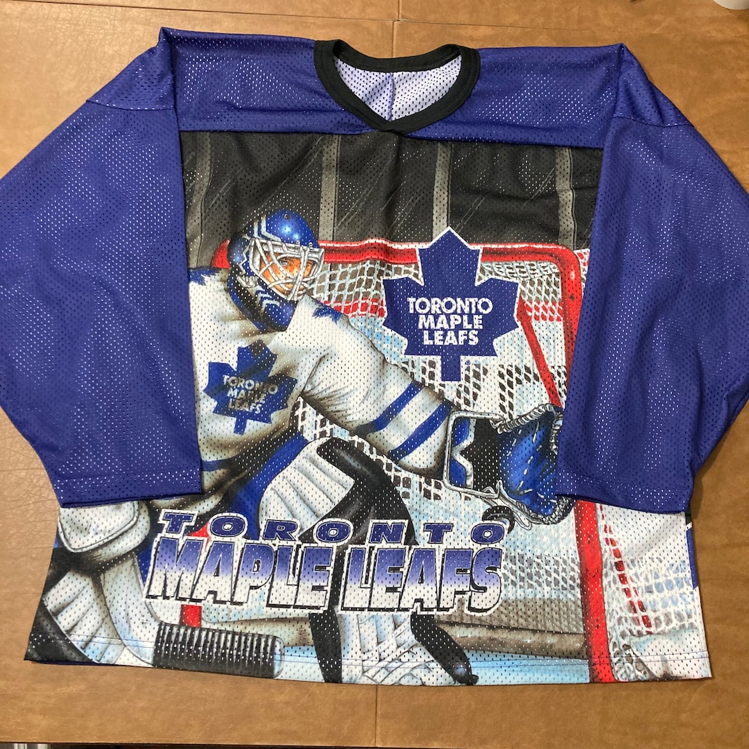 Vintage Toronto Maple Leafs Jersey XL NHL Starter Mesh CCM Shirt 90s ...