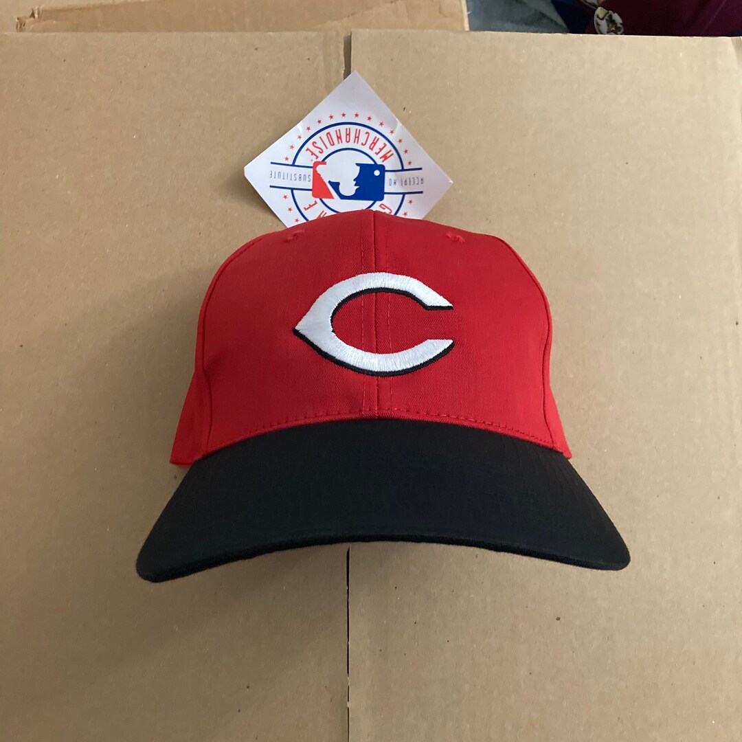NWT Vintage Cincinnati Reds Snapback Hat Cap 90s Deadstock Baseball Mlb ...