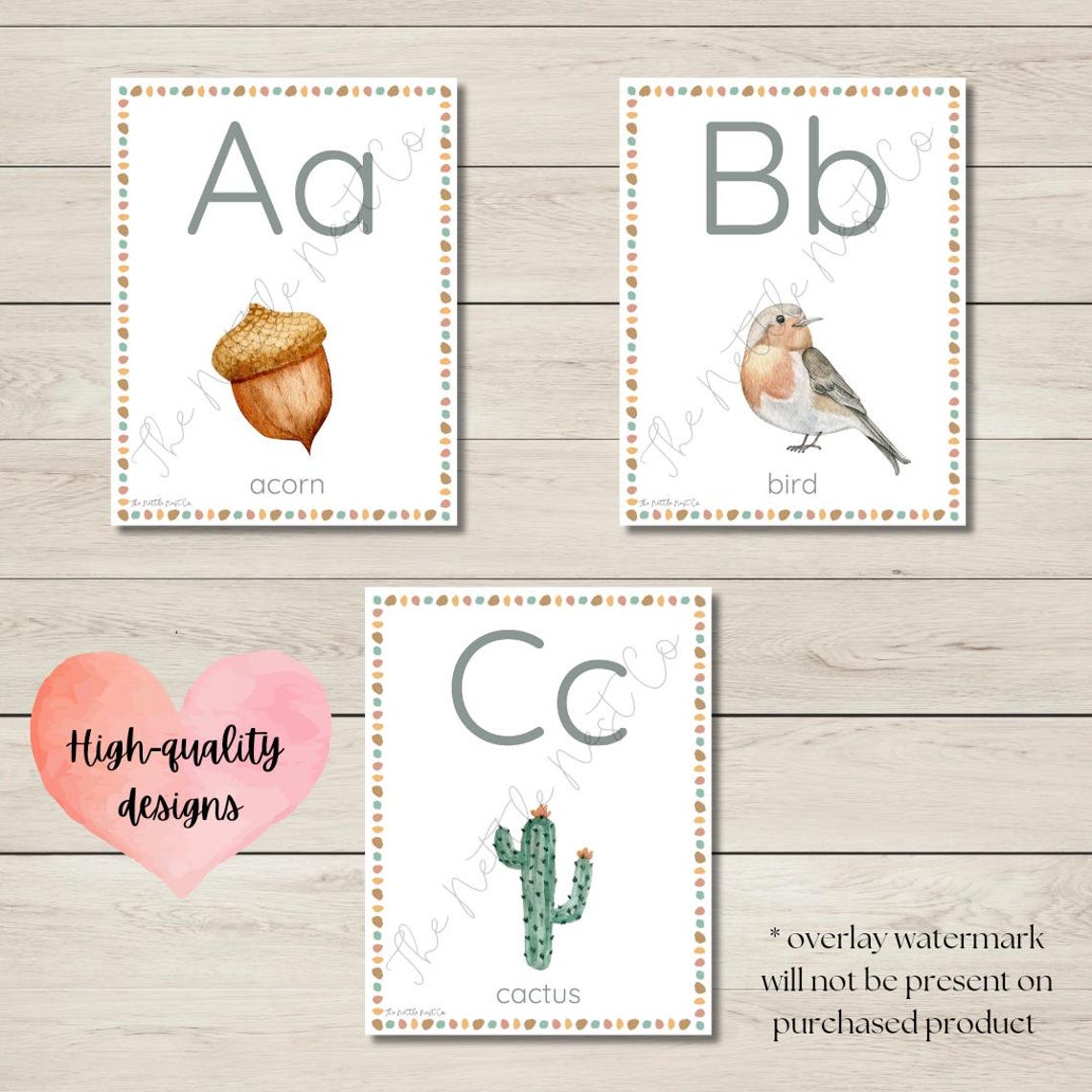 Alphabet Flashcards | Preschool Printable Educational Resource ...