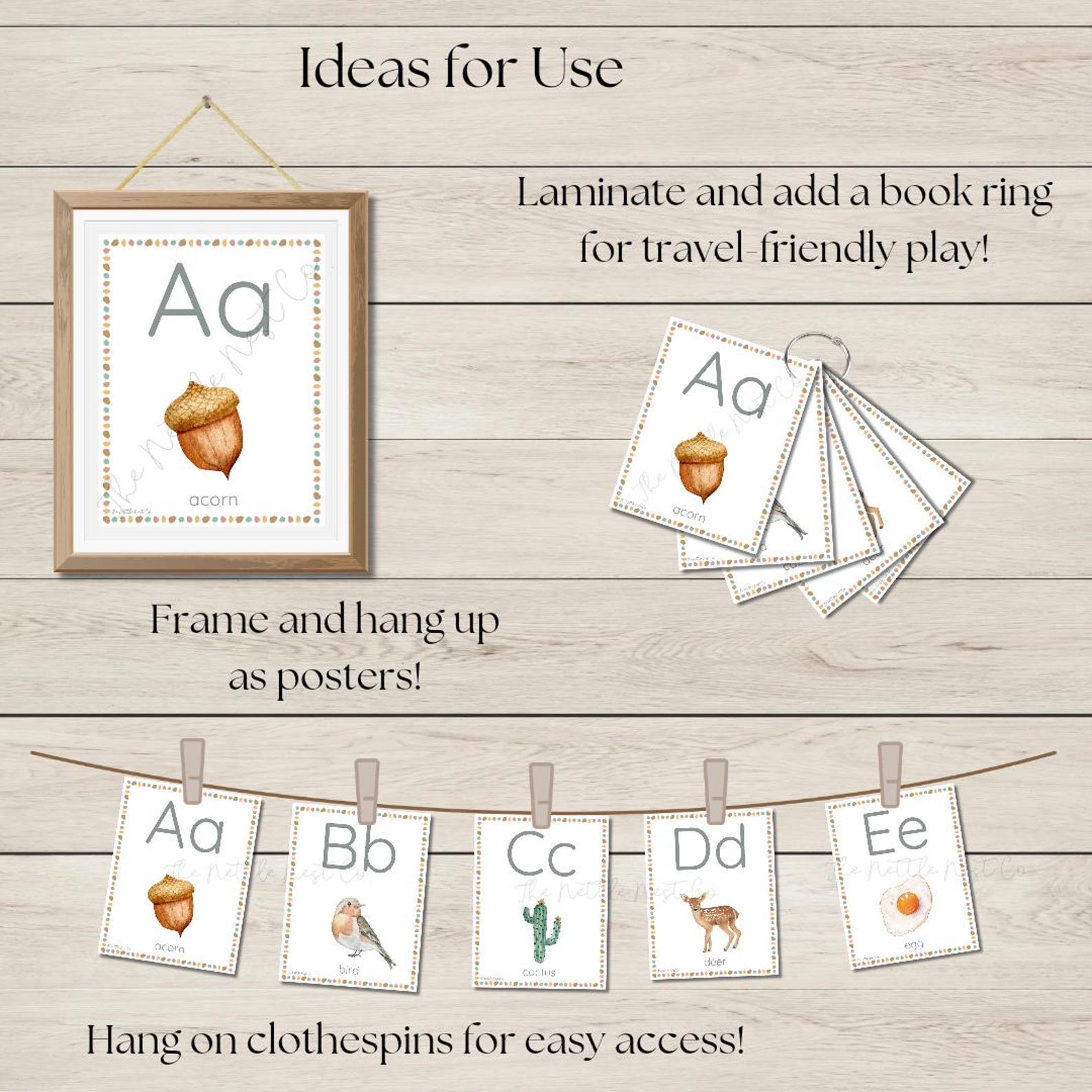 Alphabet Flashcards | Preschool Printable Educational Resource ...