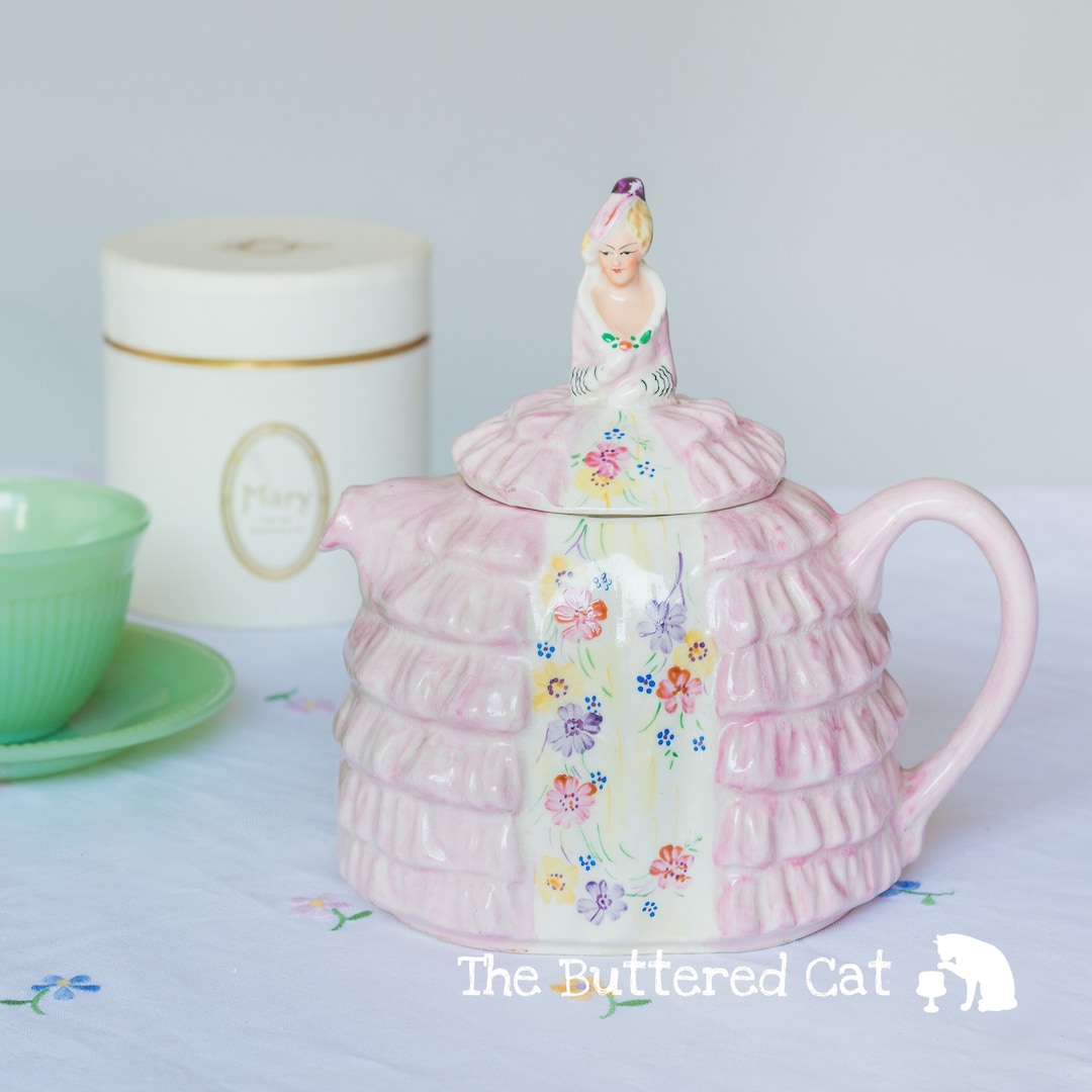 Antique 1920s/30s Sadler Ye Daintee Ladyee Teapot, Rare Pink, Painted ...