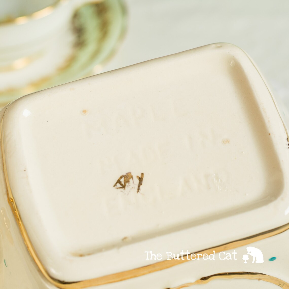 Adorable Blue Polka Dot Vintage Cube Shaped Teapot - Etsy