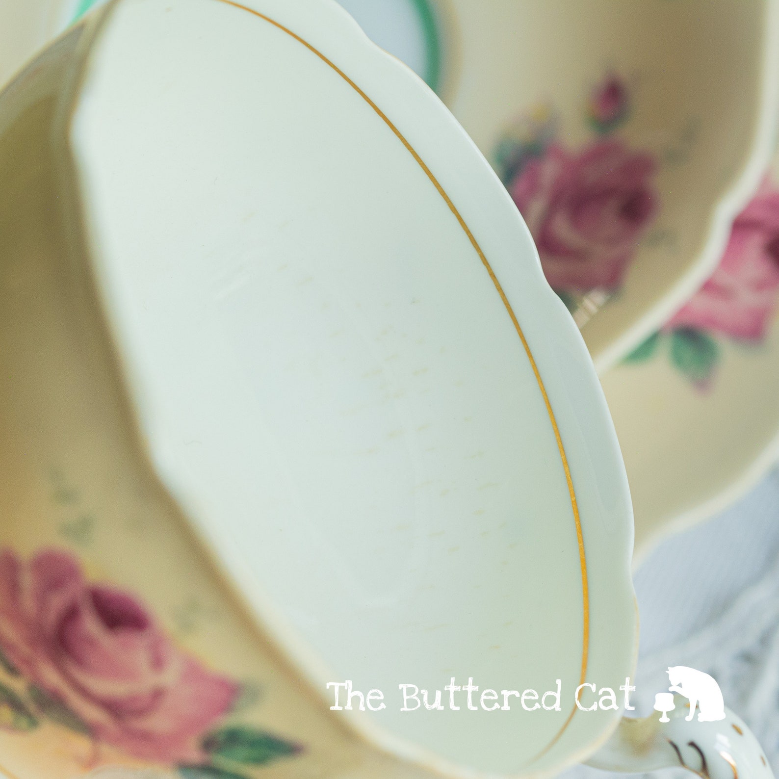 Stunning Vintage Paragon Tea Trio Pink Rose Hand-decorated - Etsy