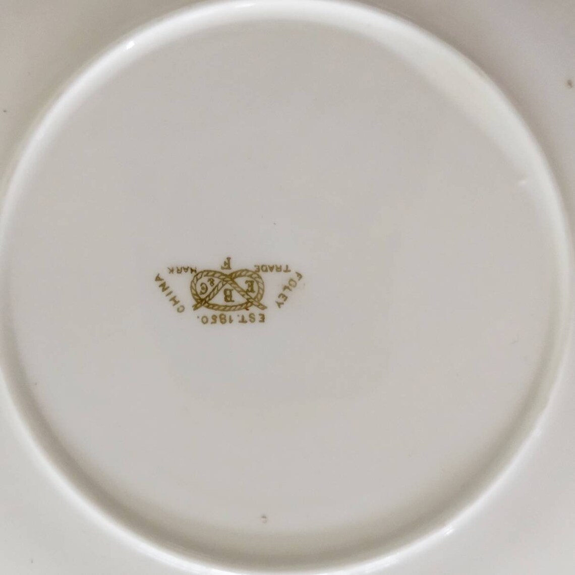 Antique E.B. Foley Bone China Cake Plate Hand-decorated Blue - Etsy