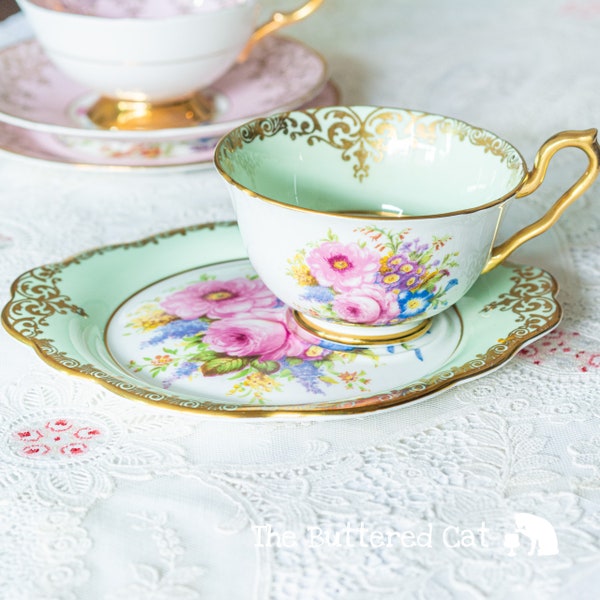 Tea Cup With Snack Plate - Etsy