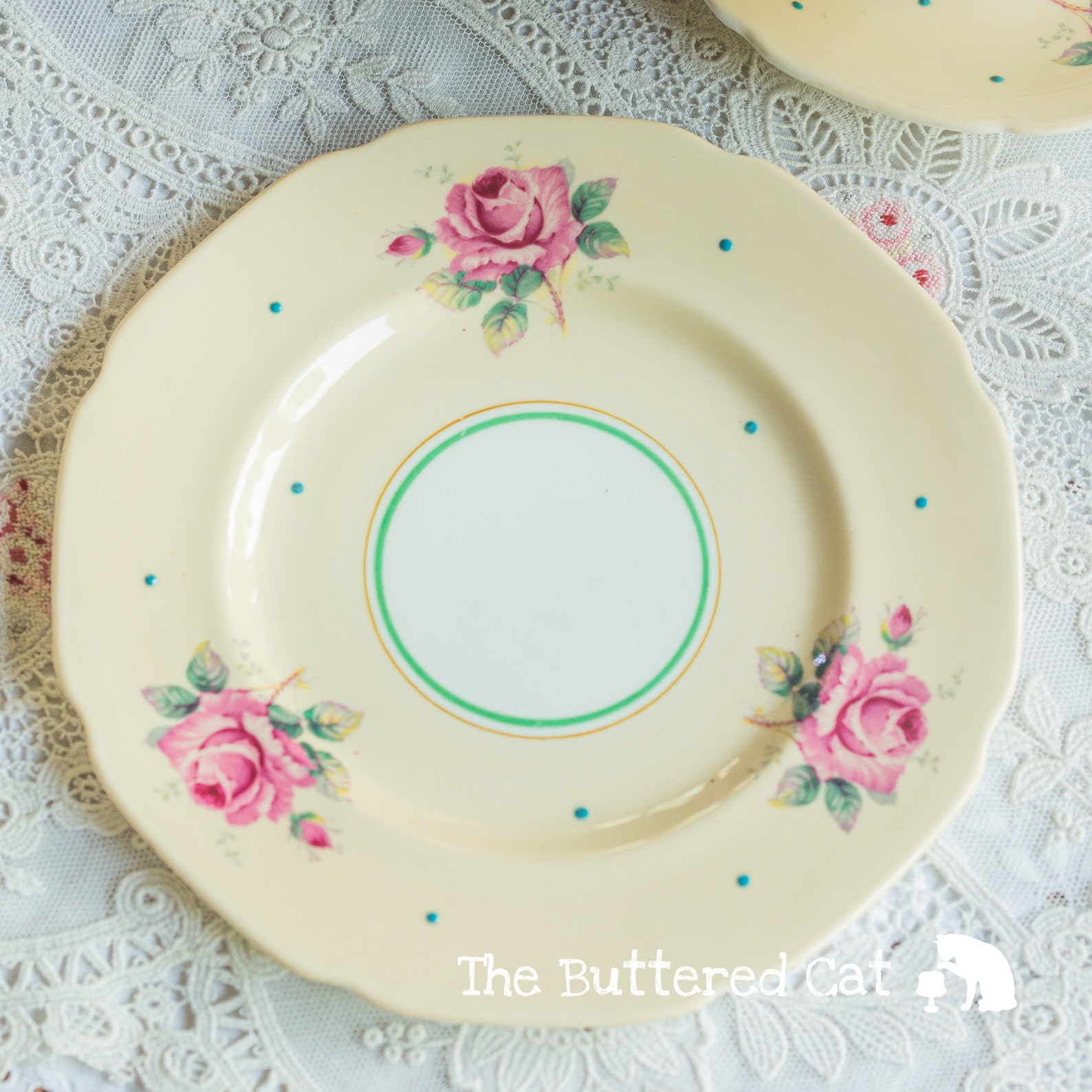 Stunning Vintage Paragon Tea Trio Pink Rose Hand-decorated - Etsy