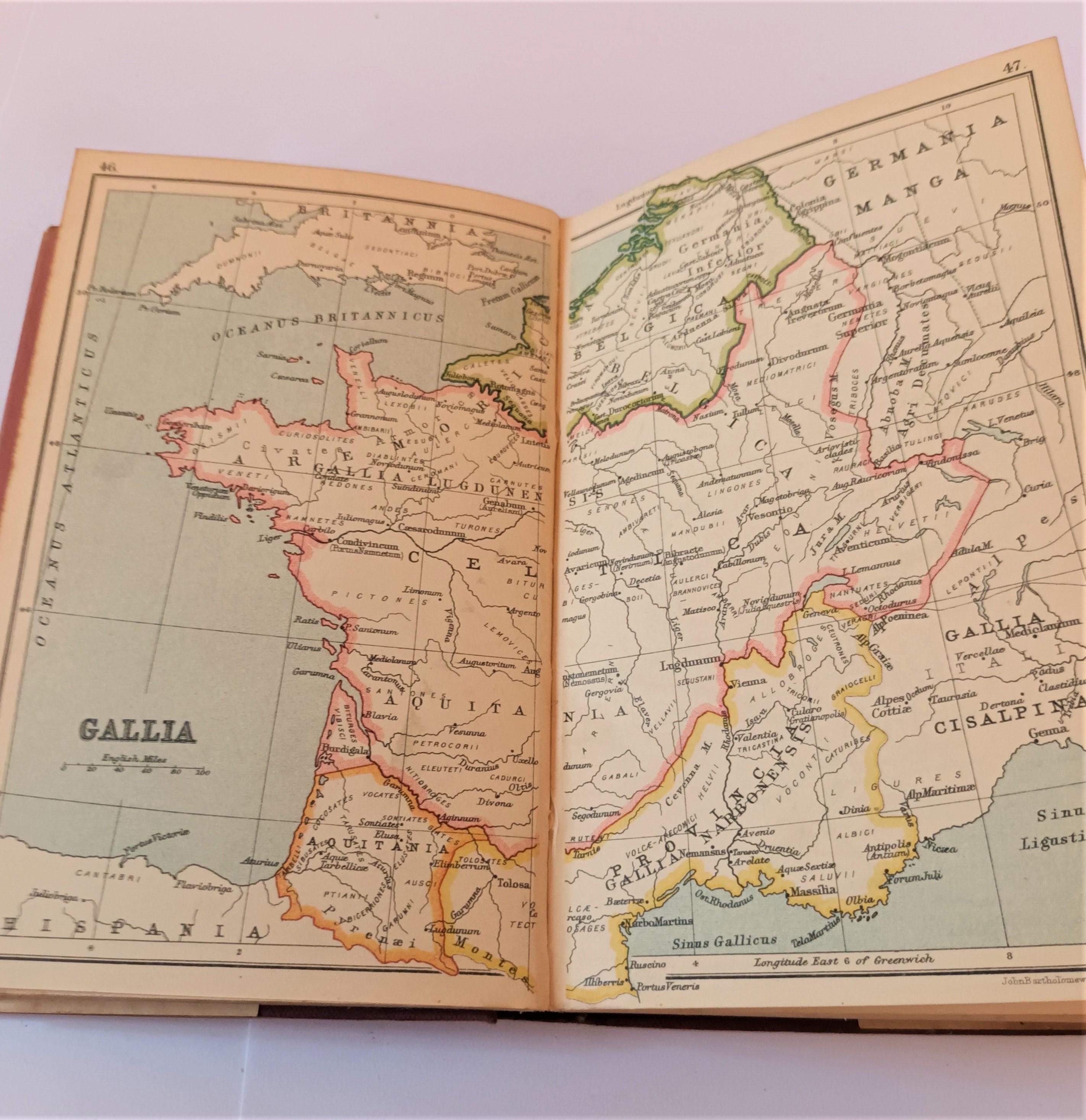 1948 Everyman's Library No. 451 Atlas of Ancient & Classical Geography ...