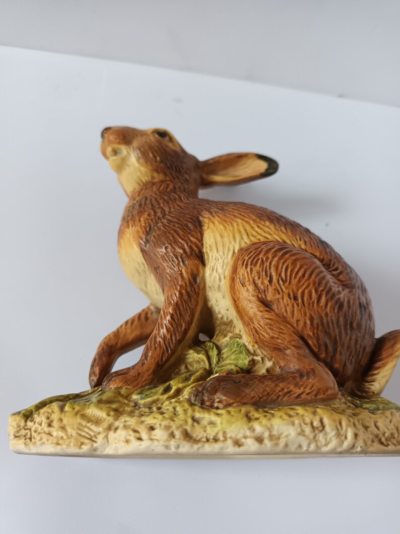 German Ceramic Brown Hare Figurine 14cms 5 1/2 - Etsy