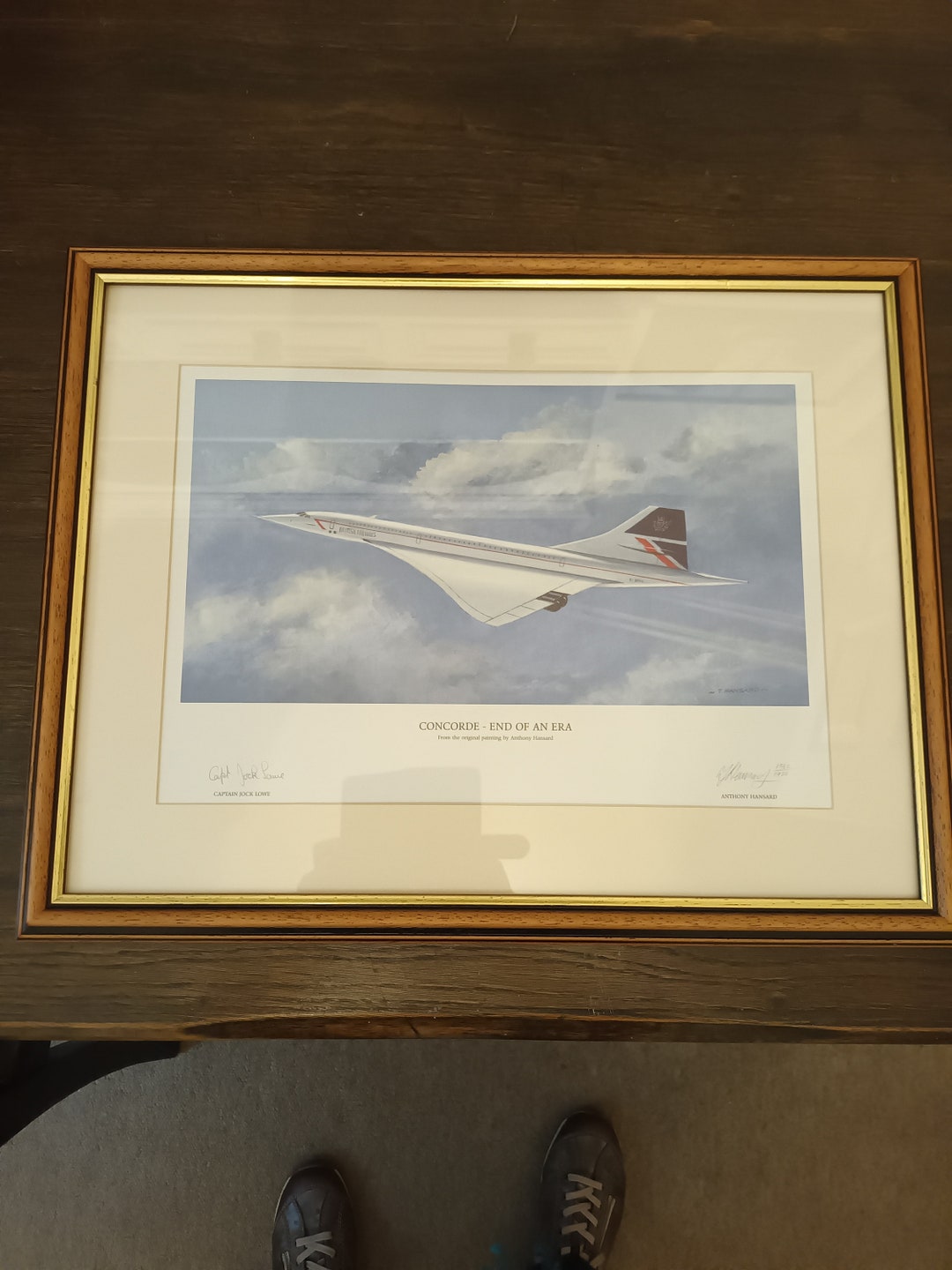 Vintage Signed Concorde Framed Print Limited Edition 'end - Etsy UK