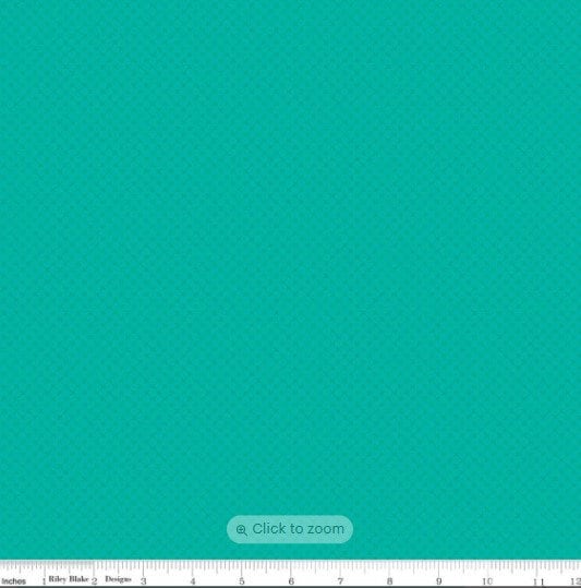 Riley Blake Fabric 43/44" Kisses Vivid Teal by Doodlebug Designs All ...