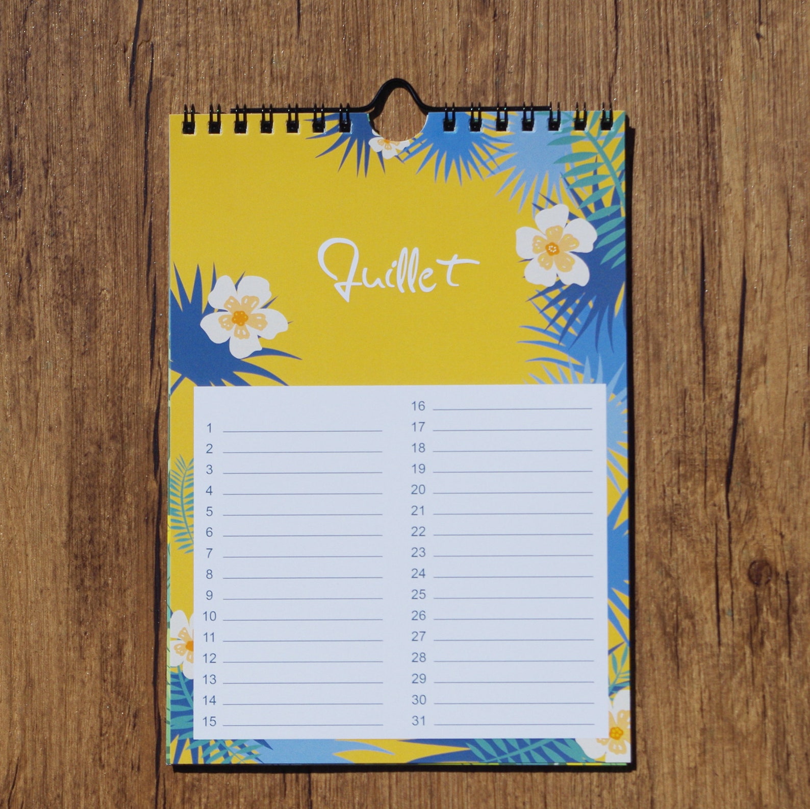 French Perpetual Calendar Birthday Calendar - Etsy