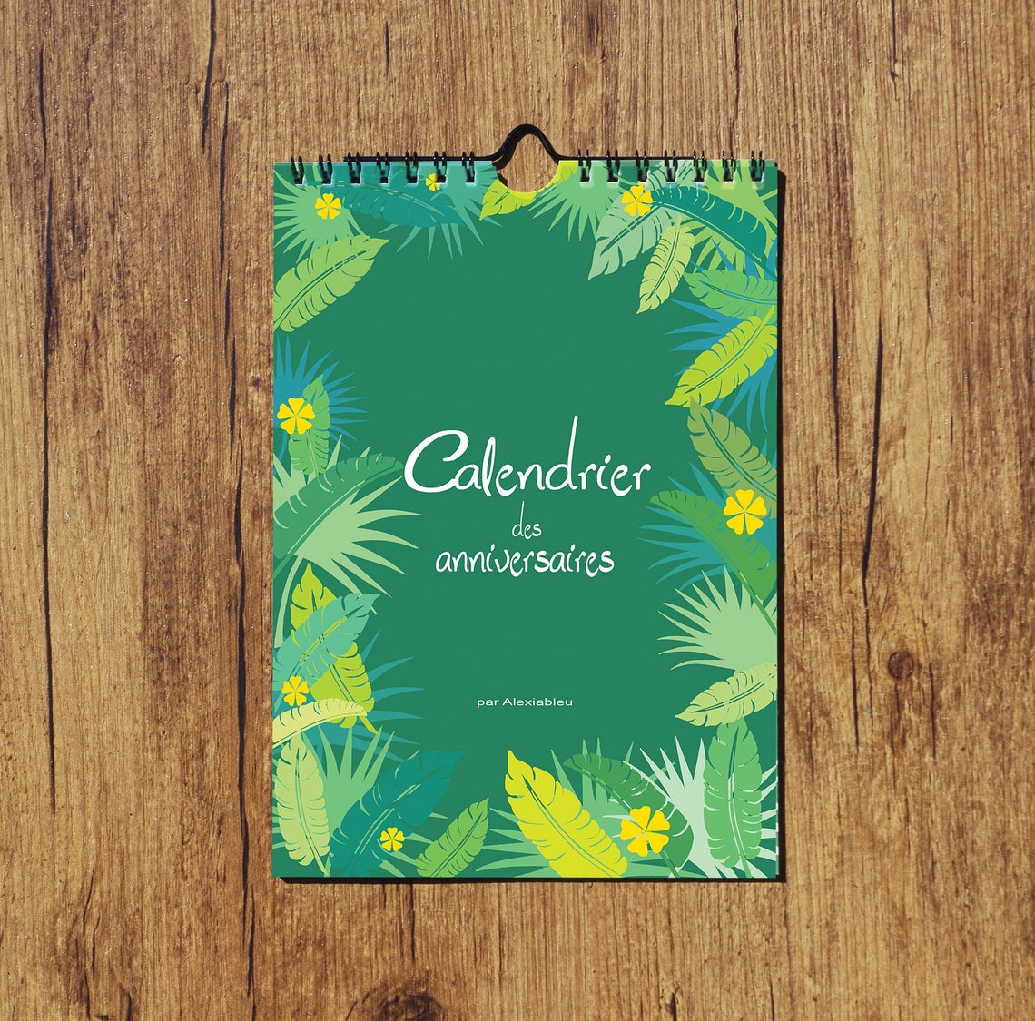 French Perpetual Calendar Birthday Calendar - Etsy