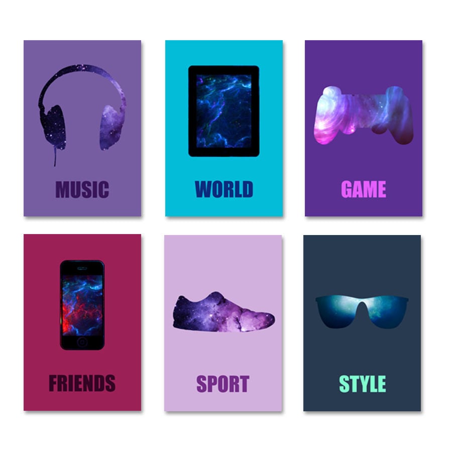 3 Posters For Teenager Girl Wall Decor Girl Room Decor Etsy Uk