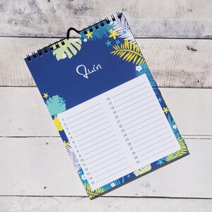 Perpetual Calendar in French , Birthday Calendar - Etsy