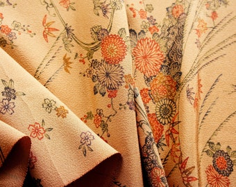 Authentic Vintage Japanese kimono fabrics for by JPImpressions