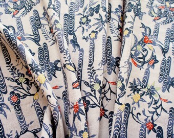 Authentic Vintage Japanese kimono fabrics for by JPImpressions