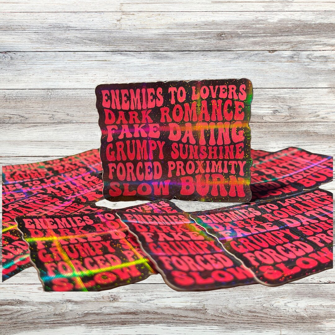 Romance Tropes Sticker - Etsy