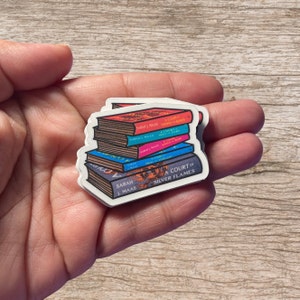 Book Stack ACOTAR Series Sticker - Etsy