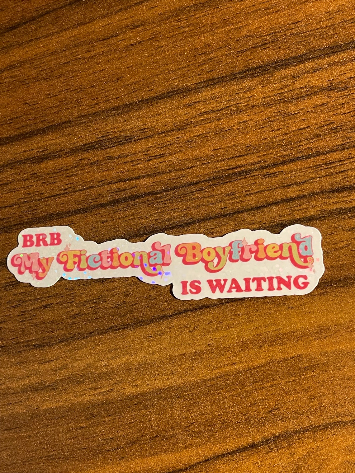 BRB Book Boyfriend Sticker - Etsy