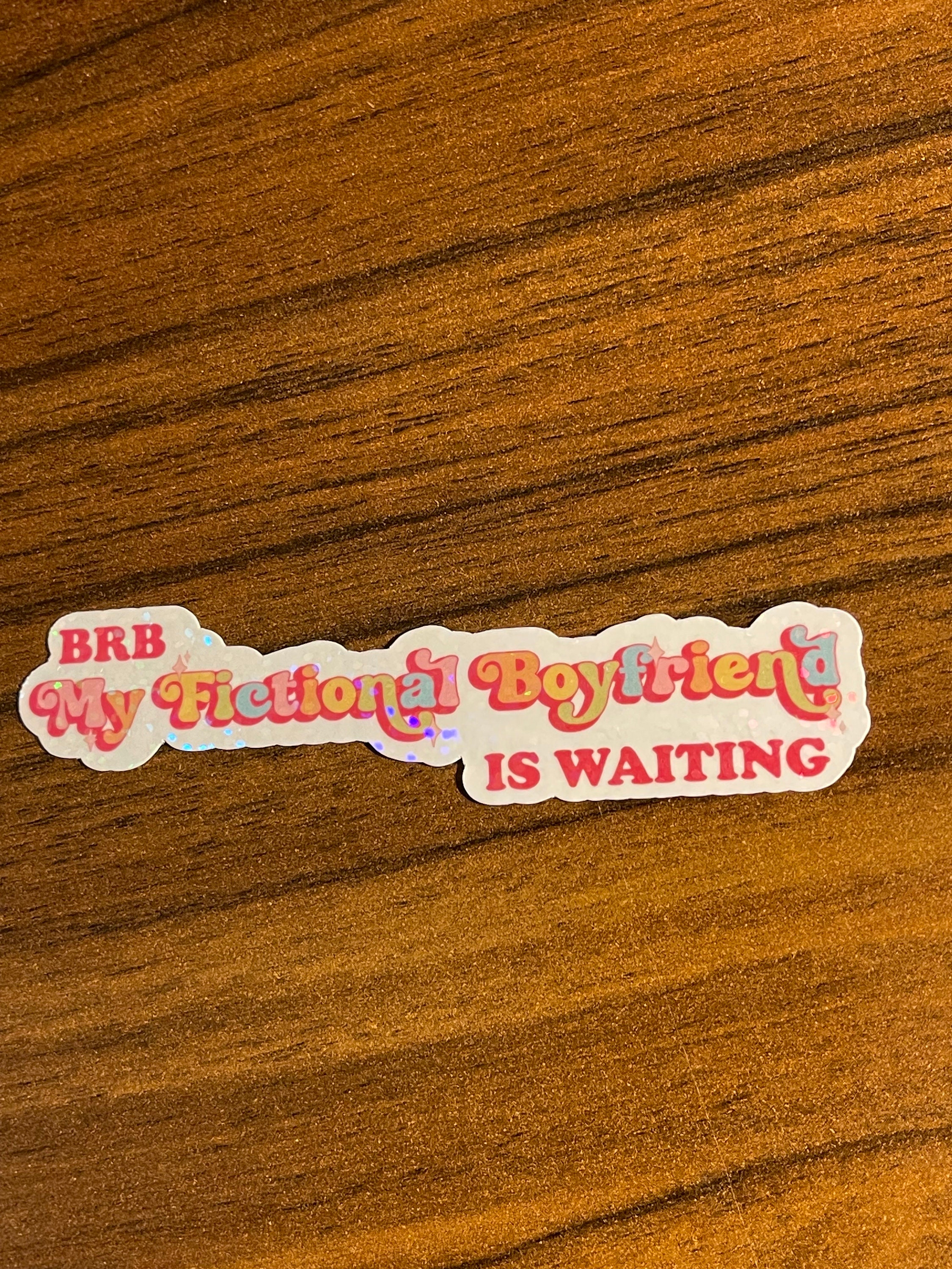 BRB Book Boyfriend Sticker - Etsy