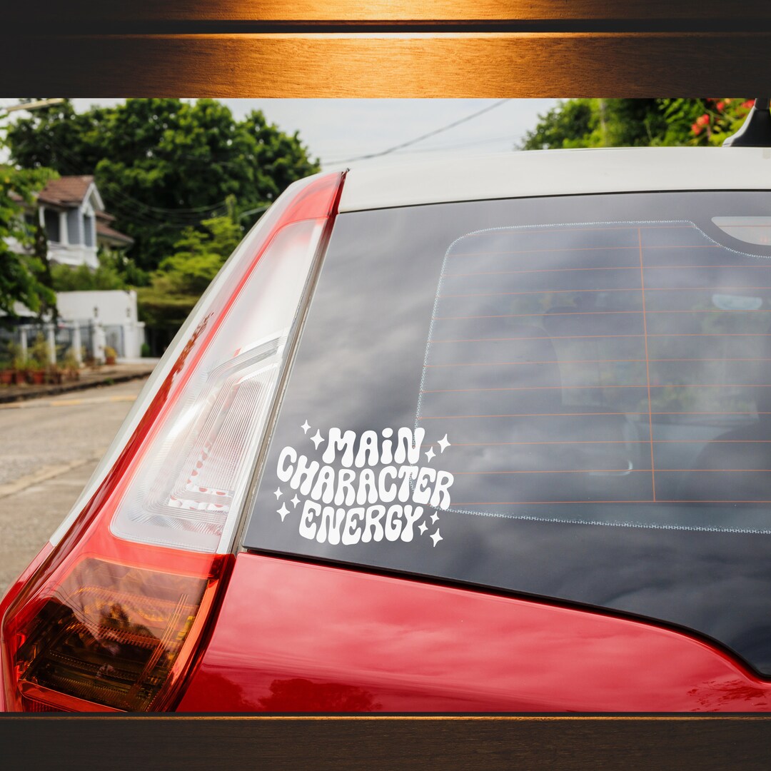 Main Character Energy Decal - Etsy