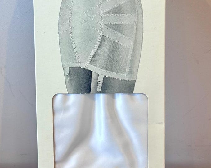 Vintage Late 1960s White Girdle in Original Box Size 10 Roll on Girdle ...