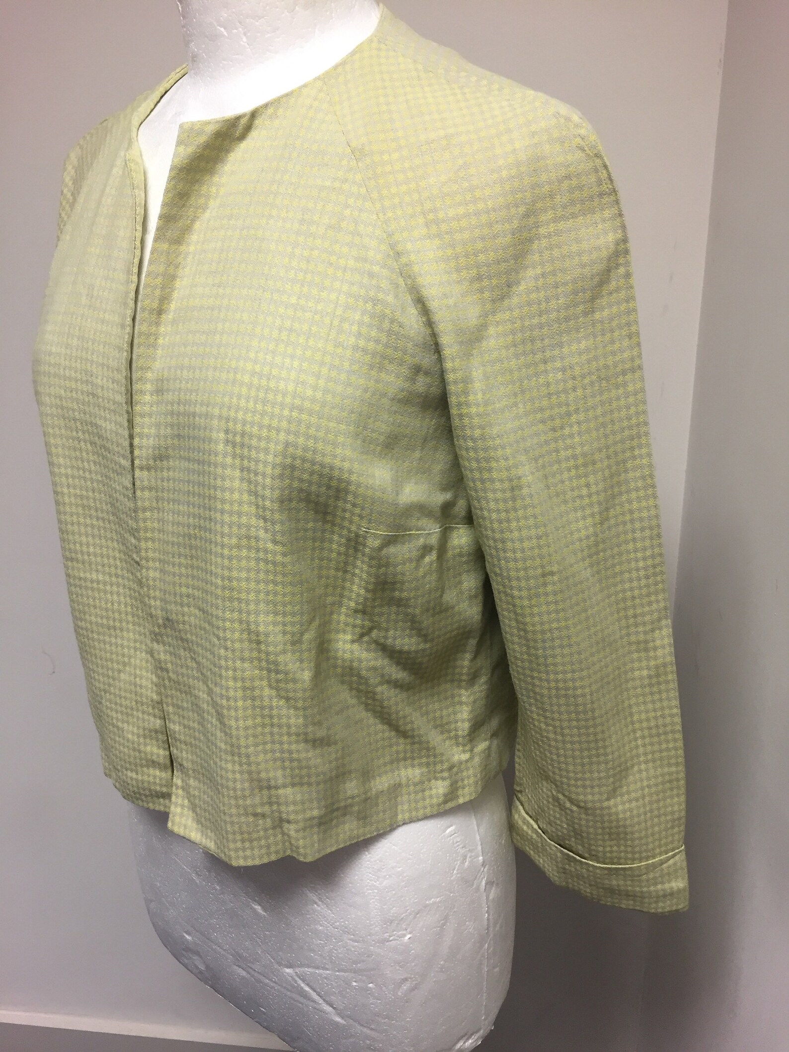 1940s Original Chartreuse Check Jacket - Etsy