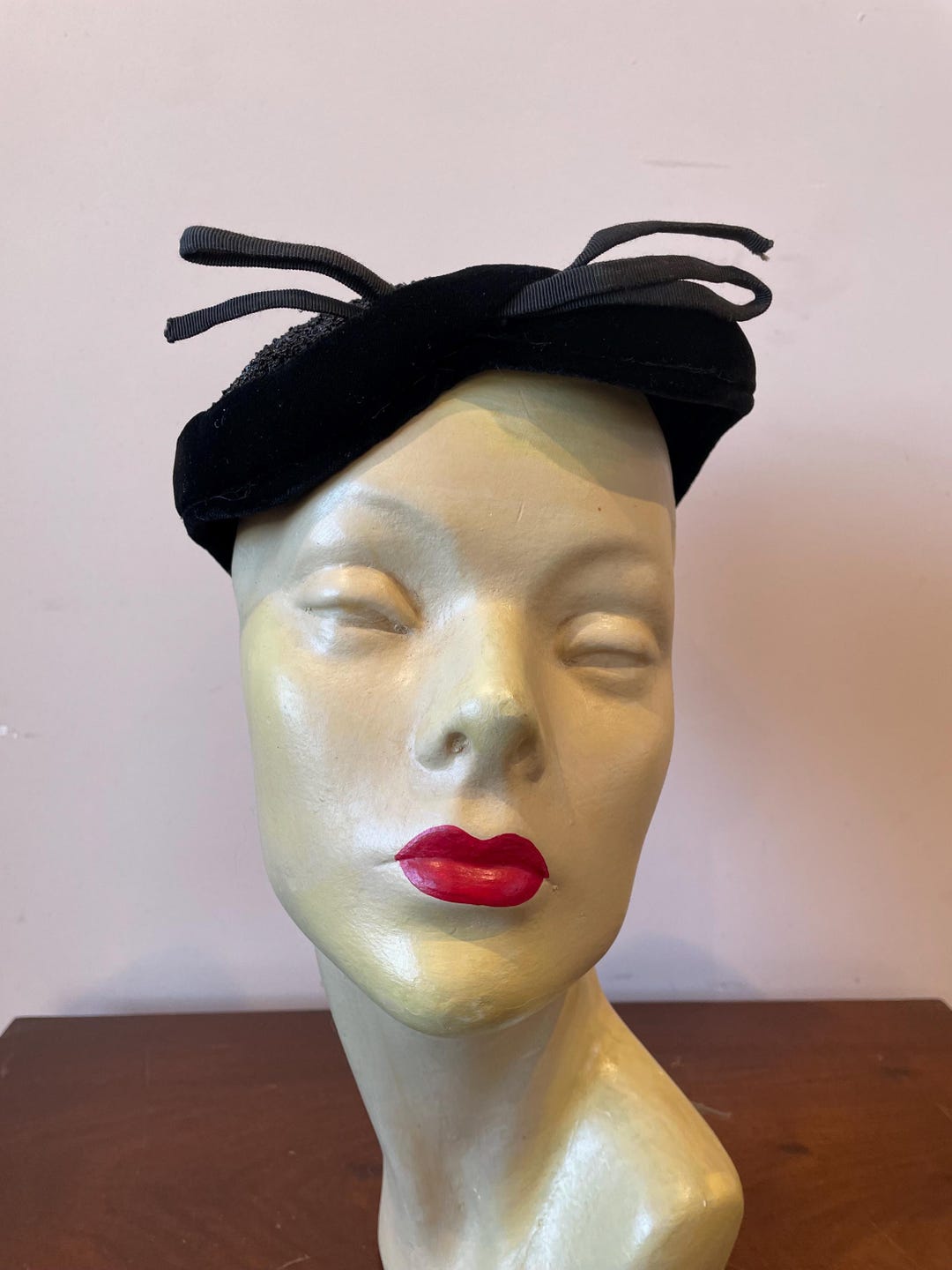 Original 1950s Jacoll Black Cocktail Hat - Etsy