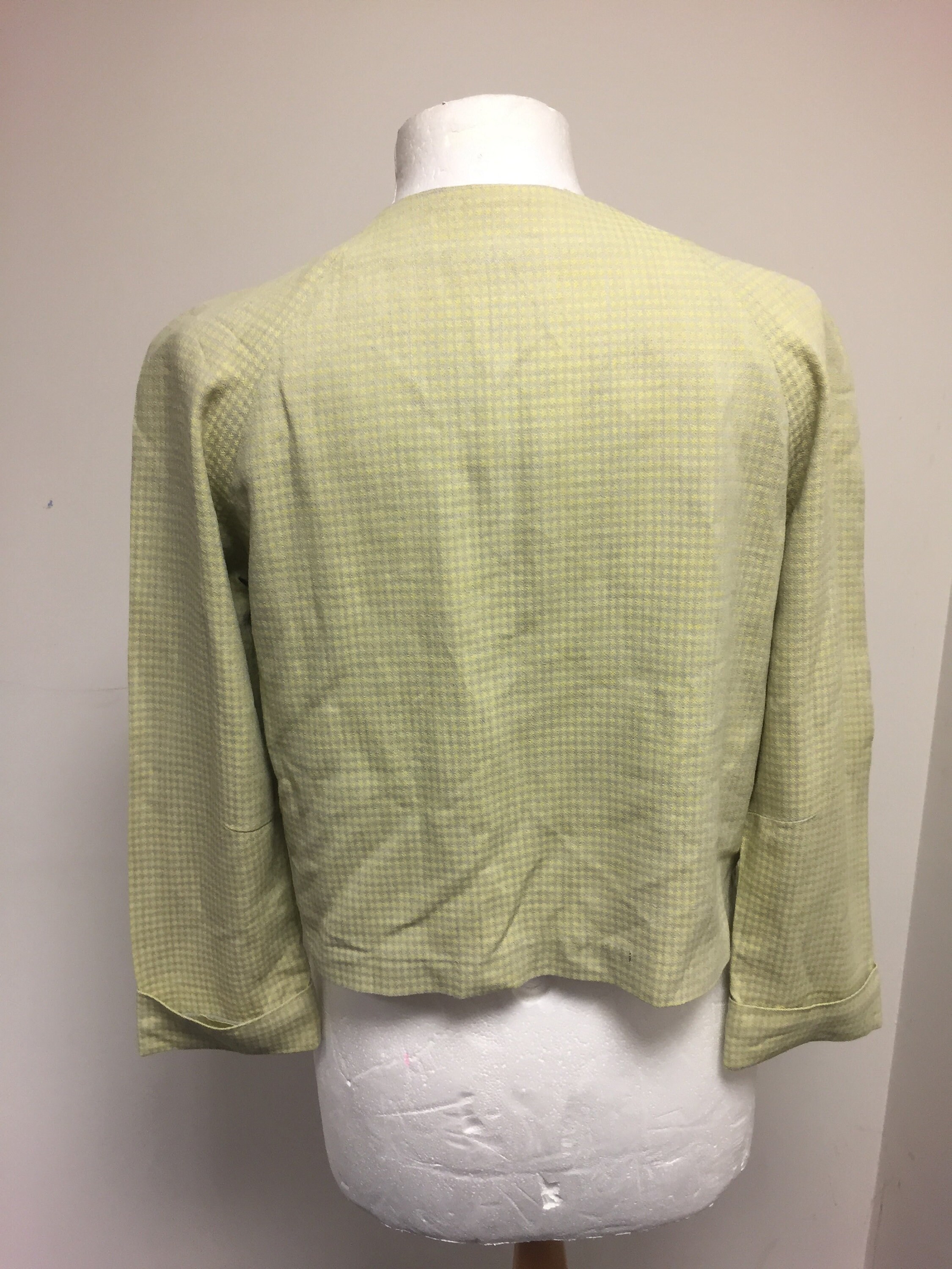 1940s Original Chartreuse Check Jacket - Etsy