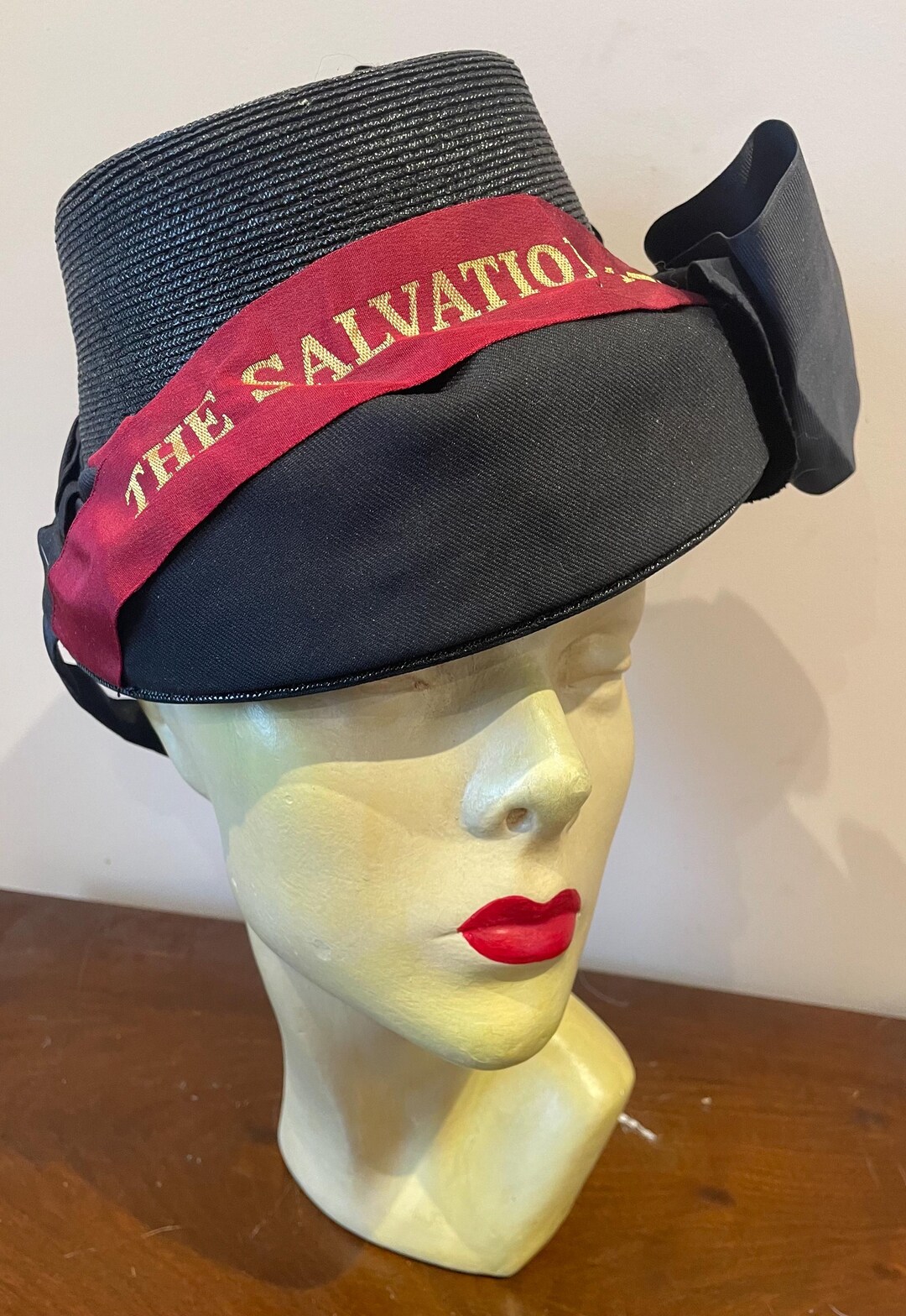 Vintage Salvation Army Victorian Style Bonnet C1950s - Etsy