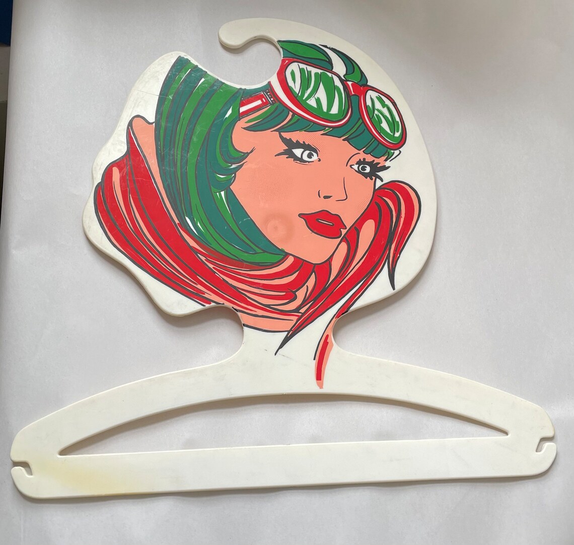 Retro 1960s BG Milano Italian Pop Art Plastic Hanger Racing Lady - Etsy