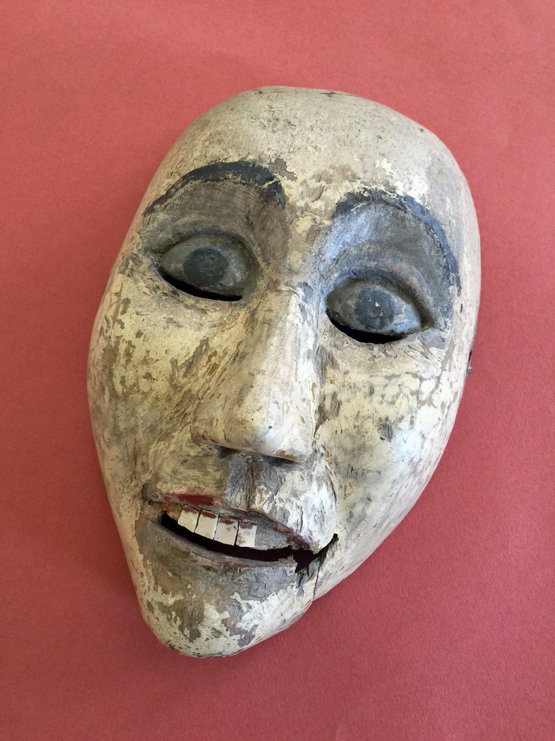 Antique Indonesian Mask, Vintage Wooden Mask - Etsy