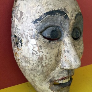 Antique Indonesian Mask, Vintage Wooden Mask - Etsy