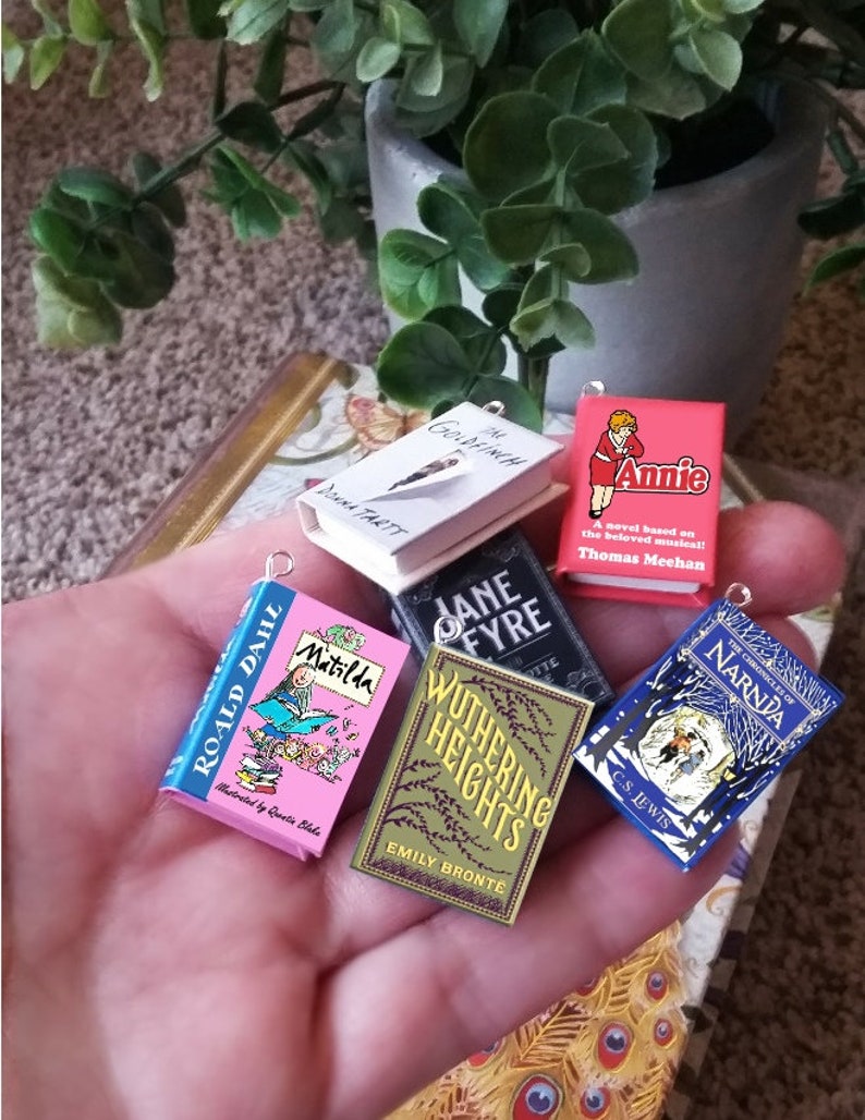 Persuasion - Micro-mini Book Earrings - Etsy