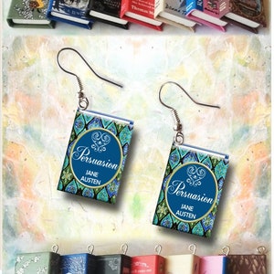 Persuasion - Micro-mini Book Earrings - Etsy