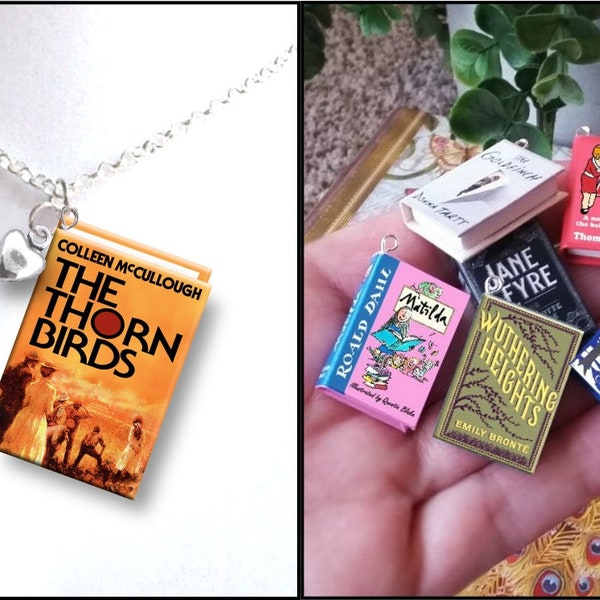 Mini Book Jewelry - Etsy
