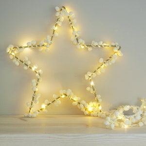 Festive Star Light | Handmade Christmas Decoration | Hanging Light-up ...