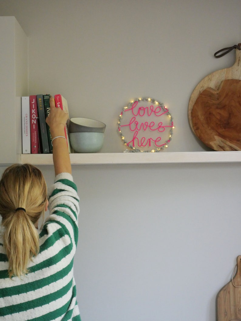 Custom Three Word or Name LED Sign | Personalised Night Light ...