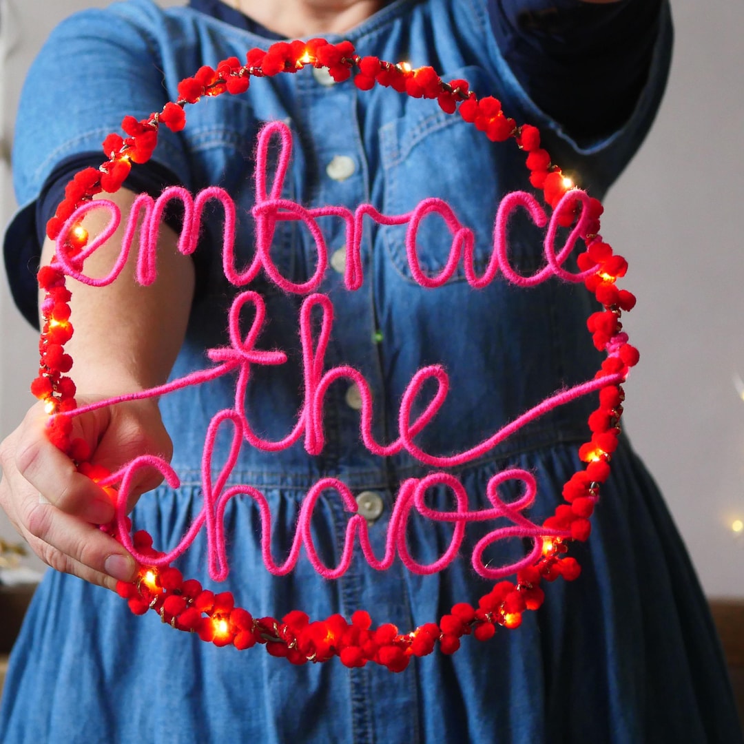 Custom Three Word or Name LED Sign | Personalised Night Light ...