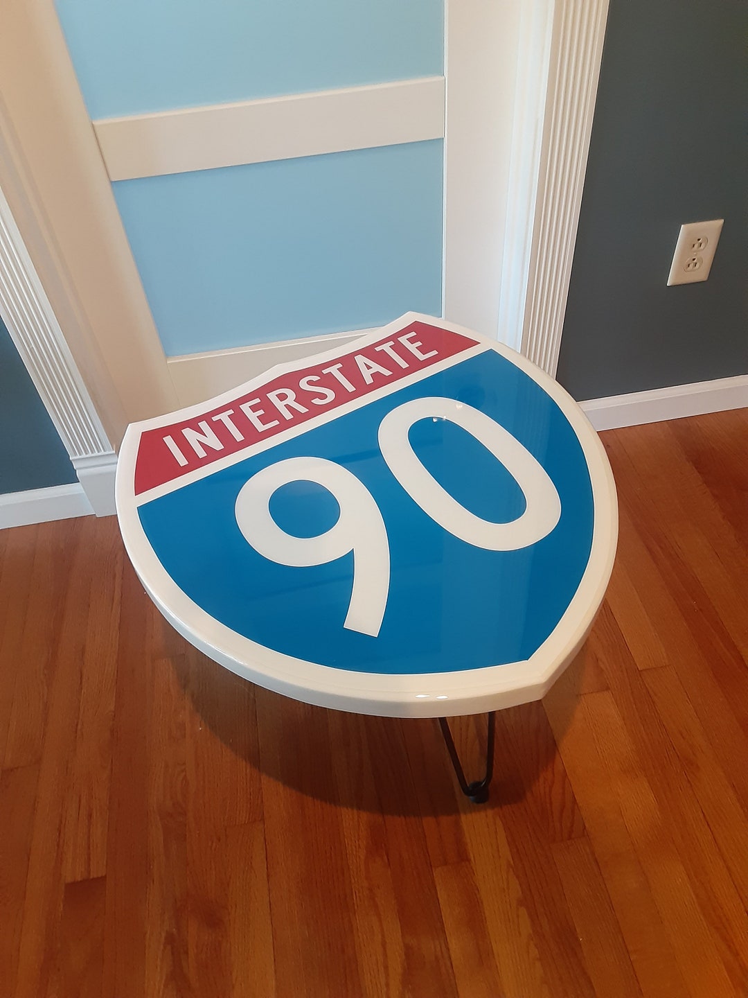 Interstate Sign Coffee Table - Etsy