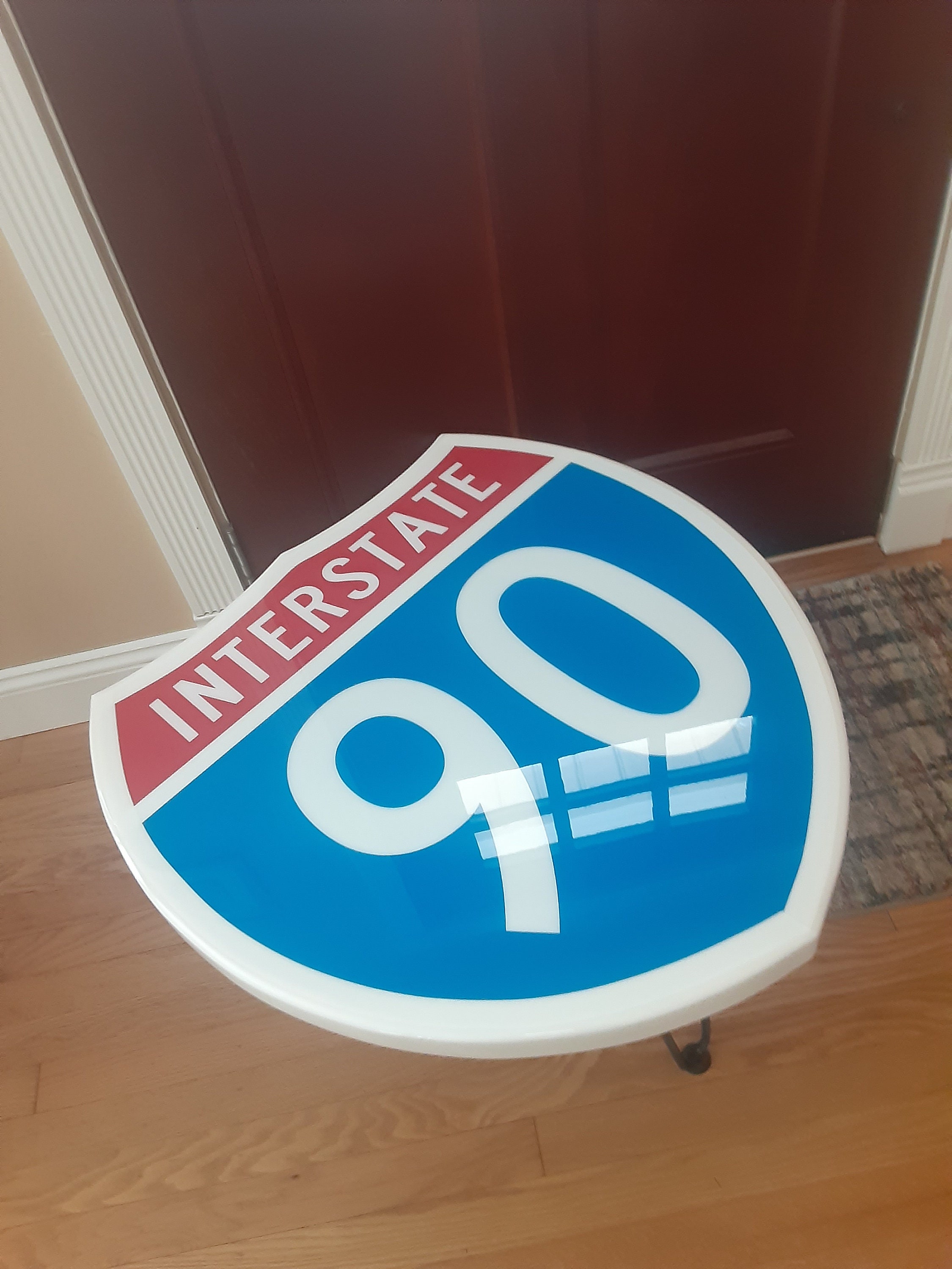 Interstate Sign Coffee Table - Etsy