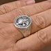 Jesus Christ Ring Sterling Silver 925 Cross God Head Jewellery Handmade ...
