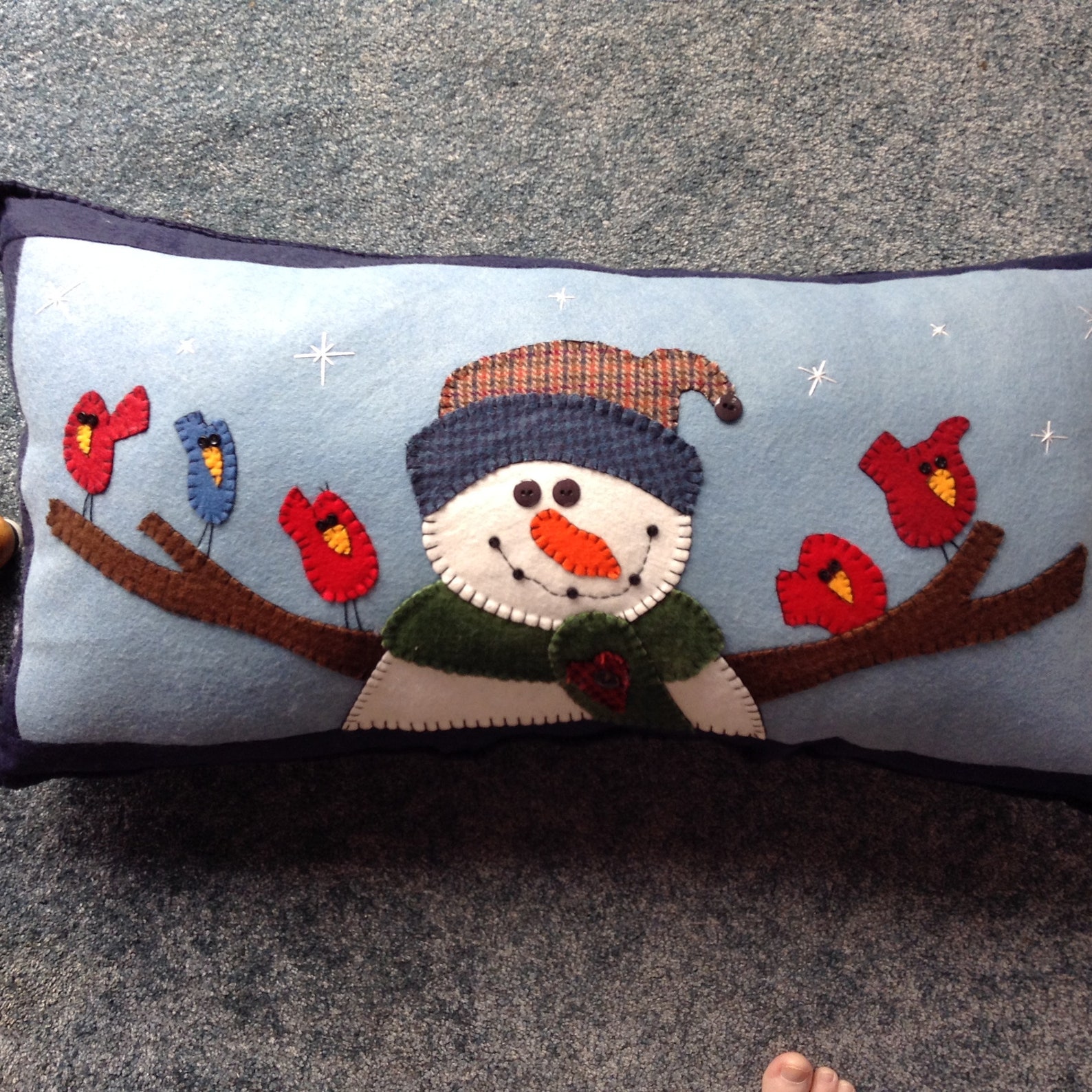 Snowman Pillow - Etsy
