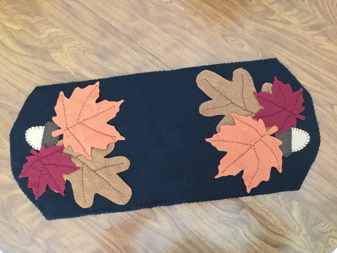Catch a Falling Leaf Mini-table Runner. - Etsy
